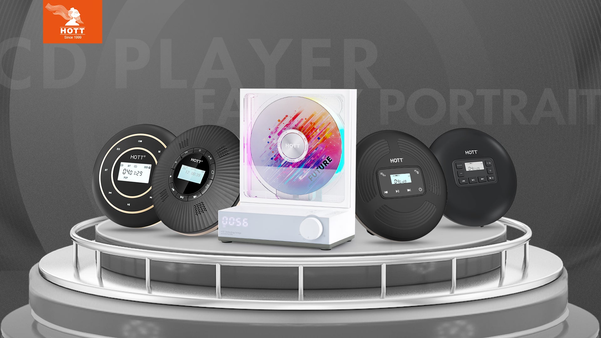 Portable CD player MP3 Player | HOTT – hottaudio